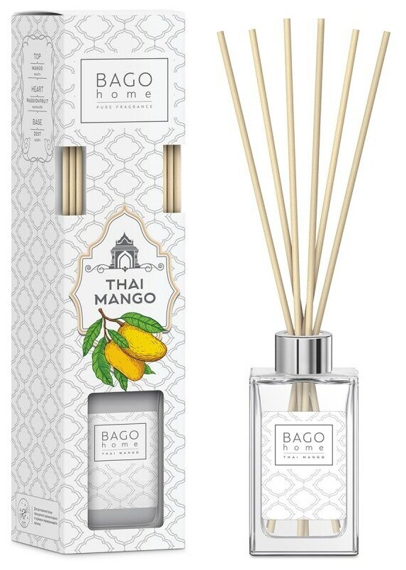 Тайское манго BAGO home ароматический диффузор 75 мл