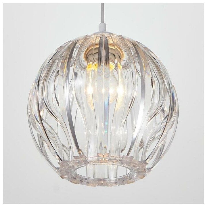 Светильник BayerLux «8330/1», 1хЕ27 15 Вт, прозрачный, 23×21+60 см