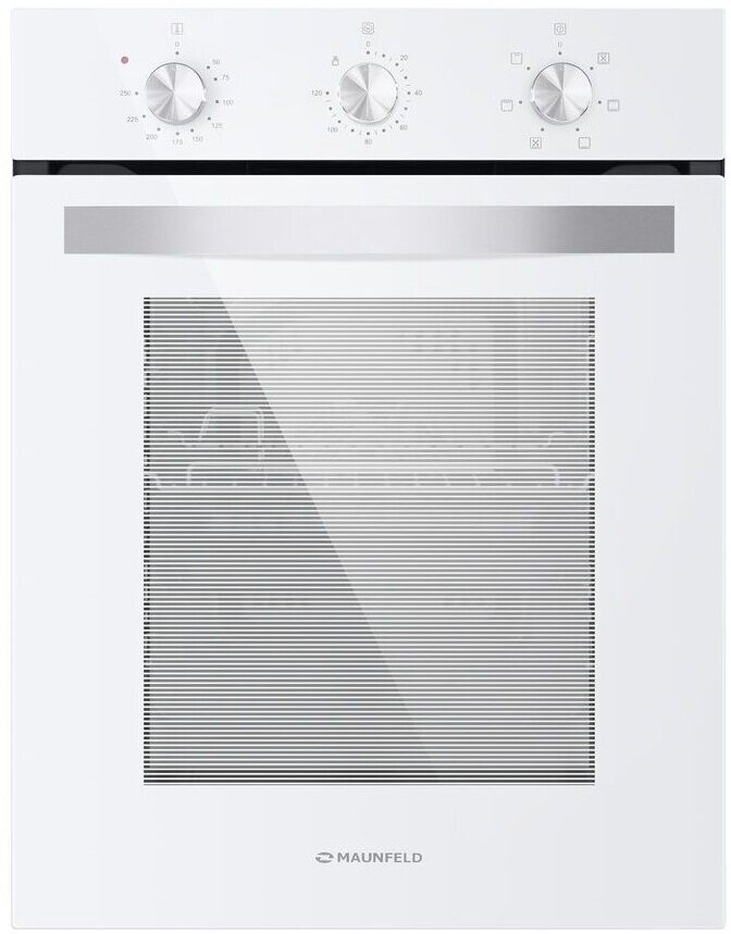Духовой шкаф электрический Maunfeld EOEC516W белый/серебристый
