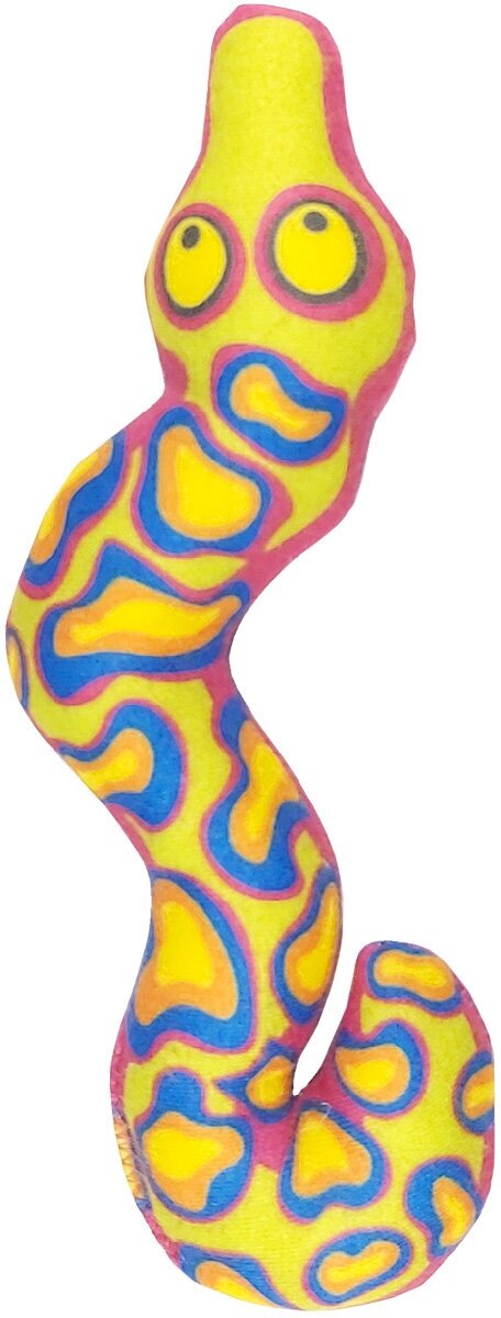 Игрушка для кошек с валерианой Антицарапки Змея 21 см (1 шт)