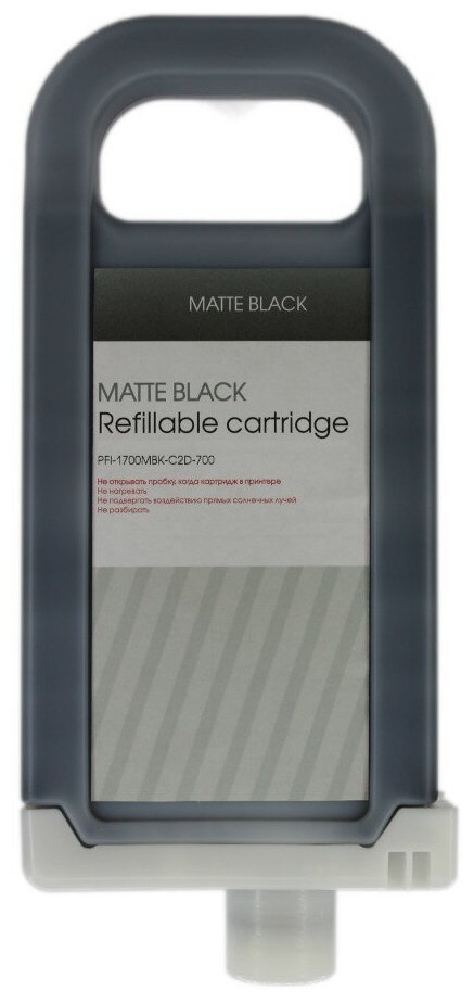 Картридж PFI-1700MBK для Canon PRO-2000, PRO-2100, PRO-4000, PRO-4100, PRO-4000S, PRO-4100S, PRO-6000, PRO-6100, матовый