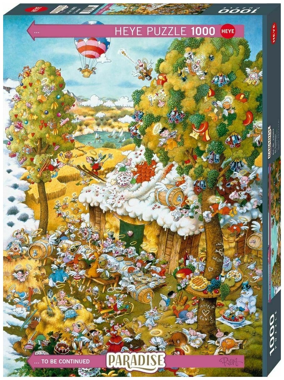 Пазл Heye 1000 деталей: Рай летом