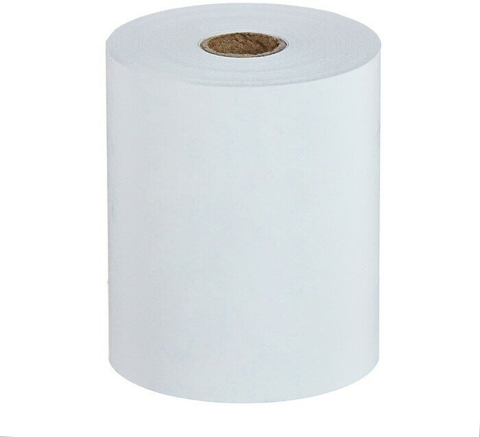 Чековая термолента, ширина 57 мм, длина 35 м, втулка 12 мм, 48 г/м²