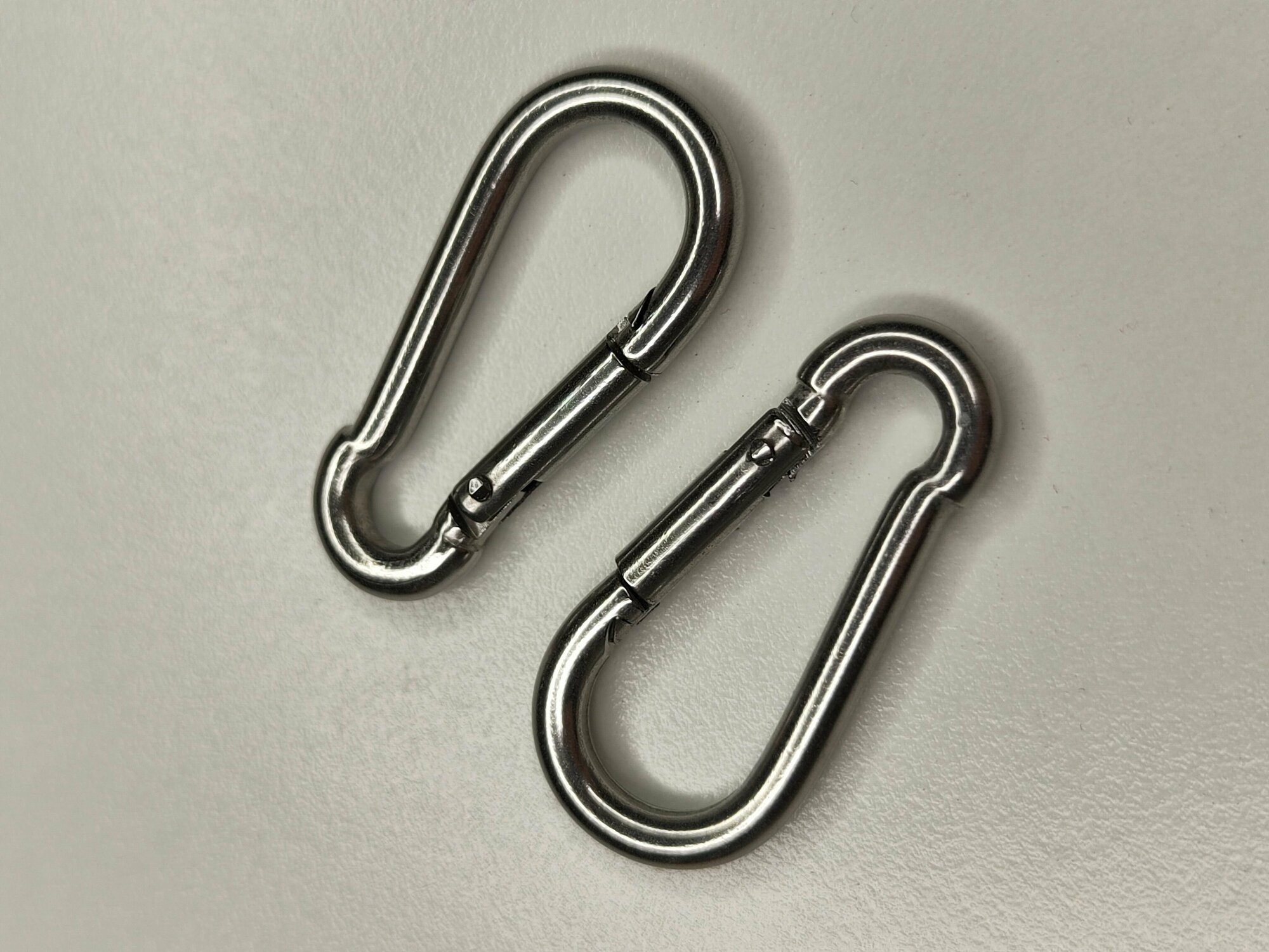 Карабин стальной пожарный многофункциональный KINETICA, 4 мм, 2 шт.