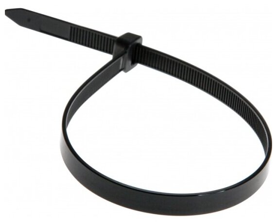 Хомут-стяжка нейлоновый кабельный Rexant 450x7.6 мм, черный, 100 шт.
