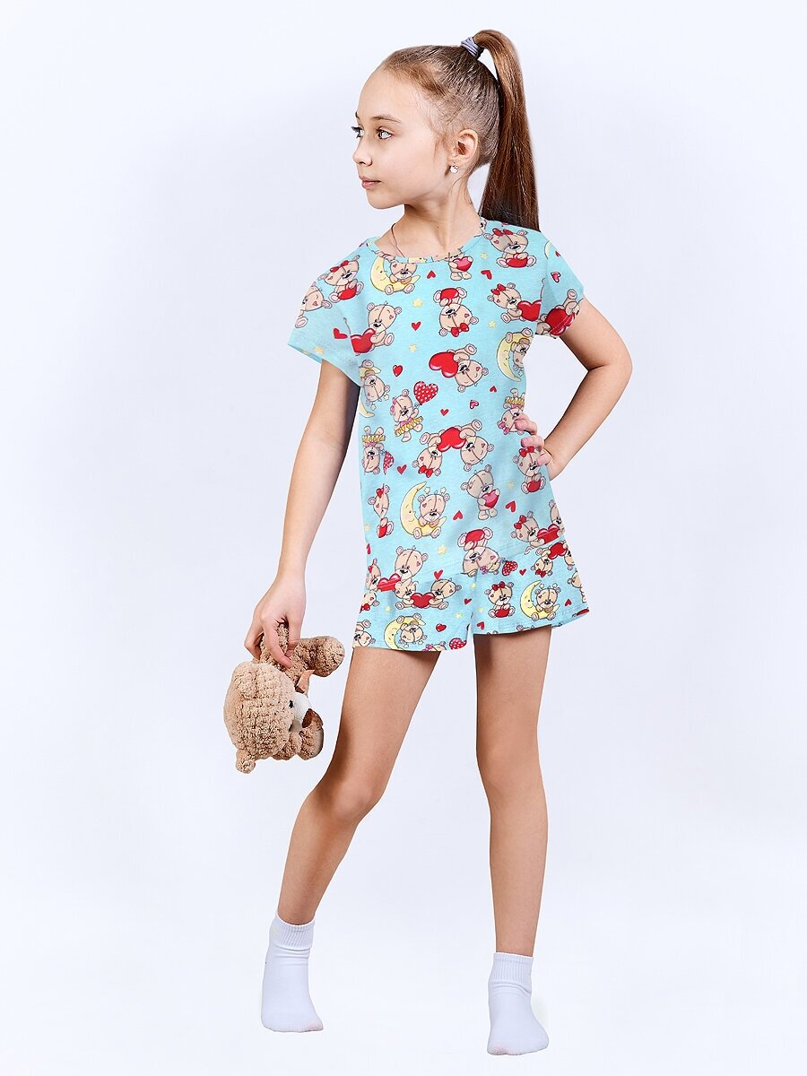 Пижама детская с шортами хлопок