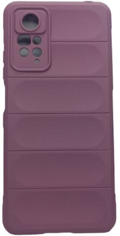 Чехол для Xiaomi Redmi Note 11 Pro Note 12 Pro 4G противоударный с высоким бортом фиолетовый