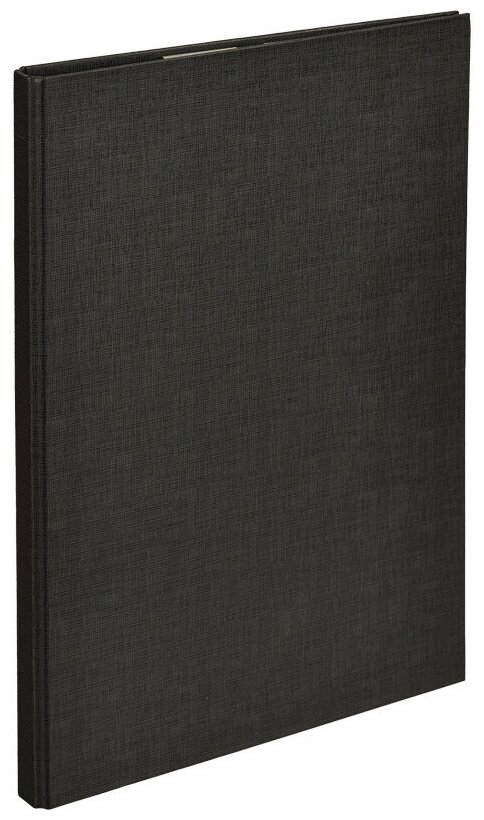 Папка-планшет с зажимом и крышкой Attache A4 черная 611513