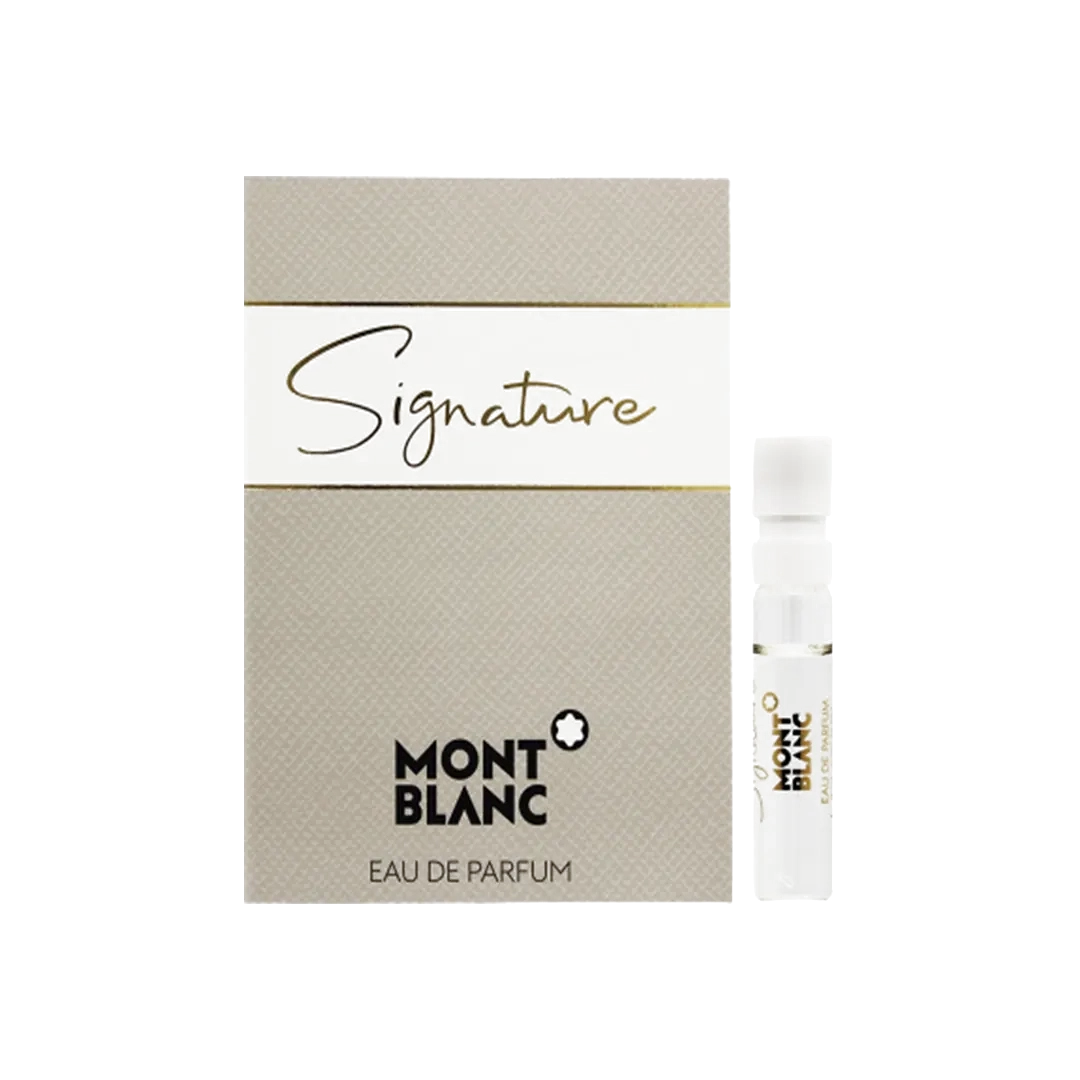 Montblanc Signature парфюм женский 2 мл миниатюра - Монблан Сигнатура сэмпл парфюмерной воды