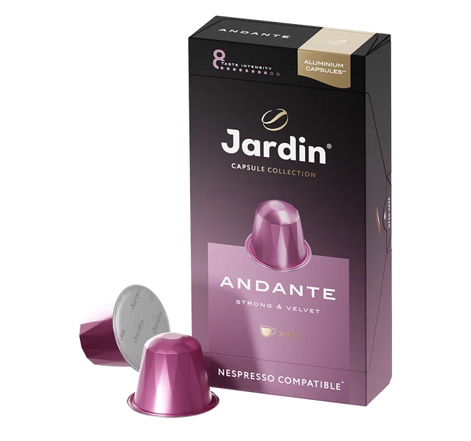 Кофе в капсулах Jardin Анданте (Andante), 10 штук, (капсул).