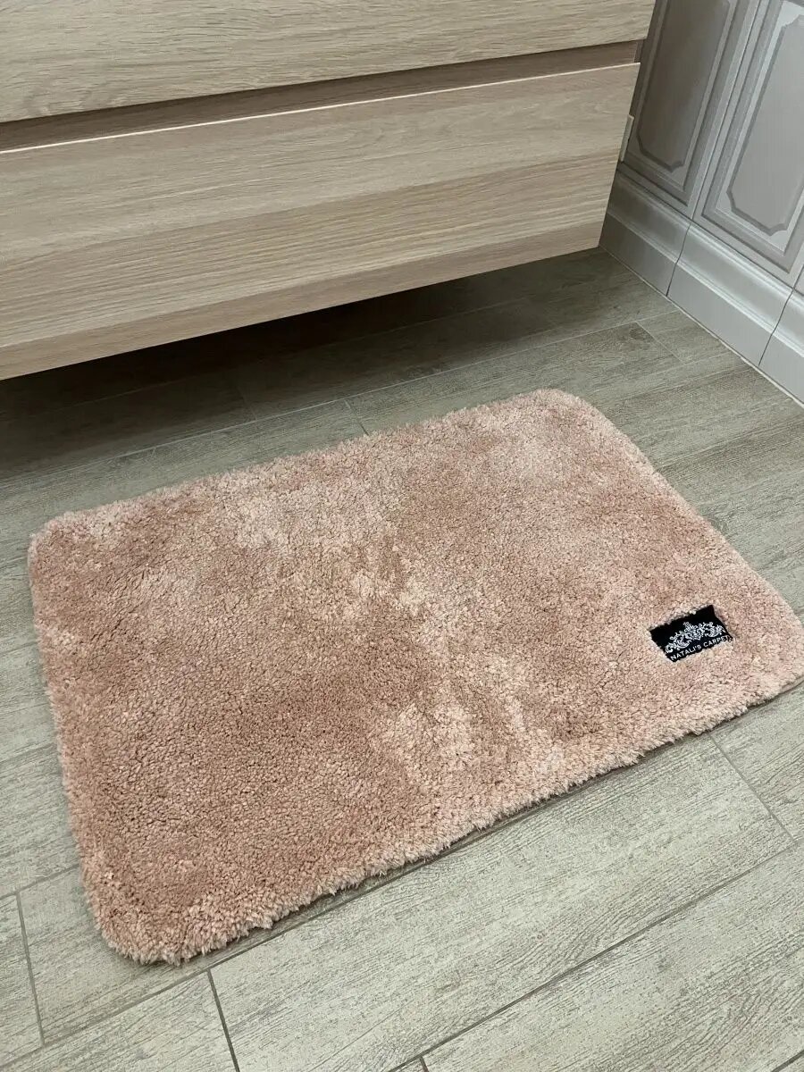 Коврик для ванной и туалета Natali's Carpets нескользящий Микрофибра 50х80 см
