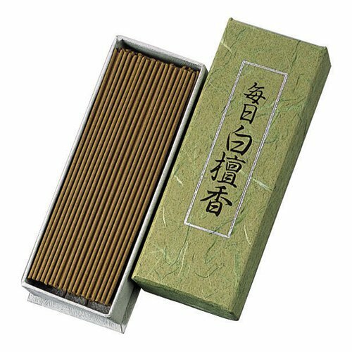 Благовоние Mainchi Byakudan (сандаловое дерево), 150 палочек по 14 см