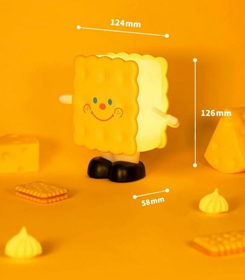 Ночник-светильник "Губка Боб", для детей, желтый