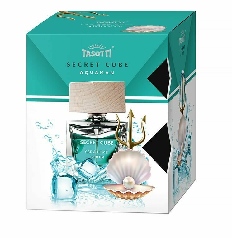 Ароматизатор Польша TASOTTI SECRET CUBE Aquaman 50ml (11239)
