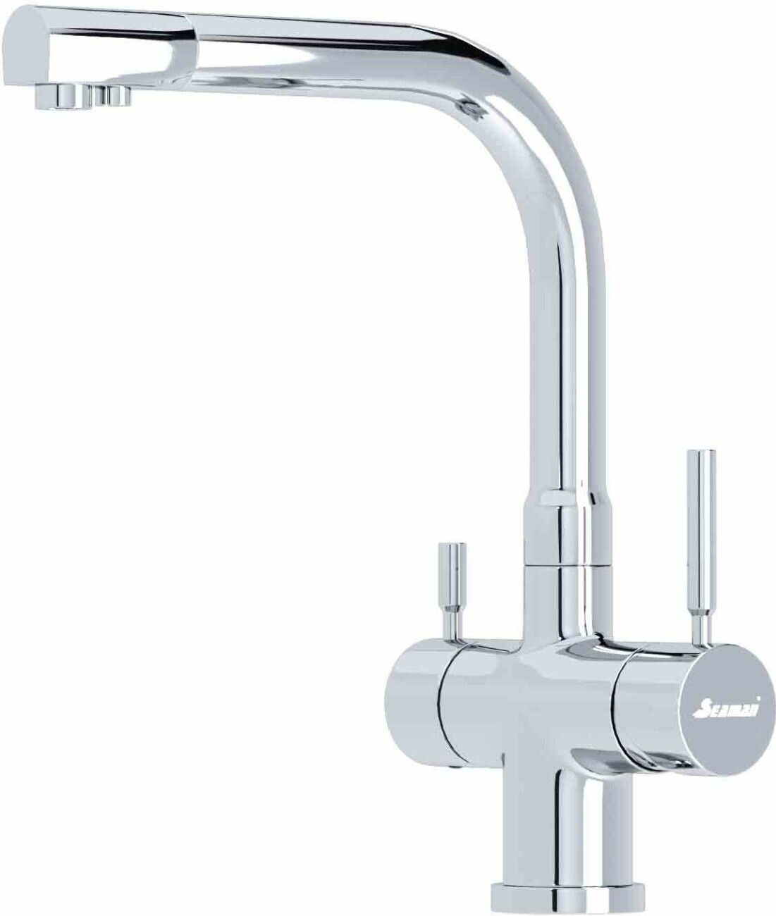 Кухонный смеситель SEAMAN Barcelone SSL-5383. WP (Water polish - Хром полированный)