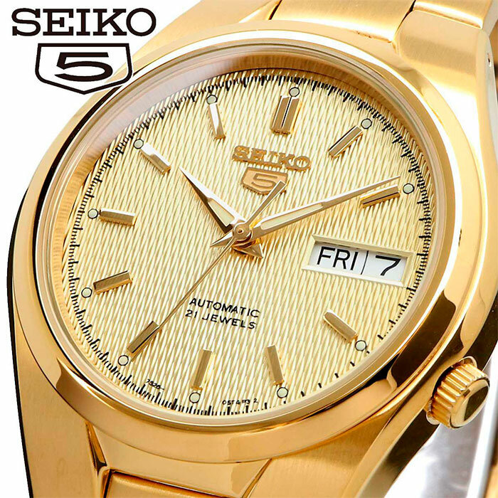 Наручные часы SEIKO SEIKO 5, золотой — фото 1