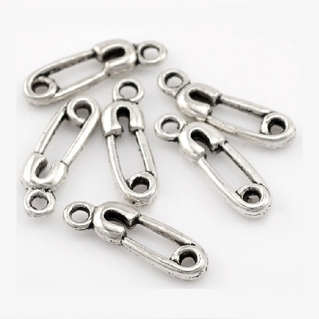 Подвеска, 19х6мм, английская булавка, базовый материал - цинковый сплав, стиль тибетское серебро, 20 шт.