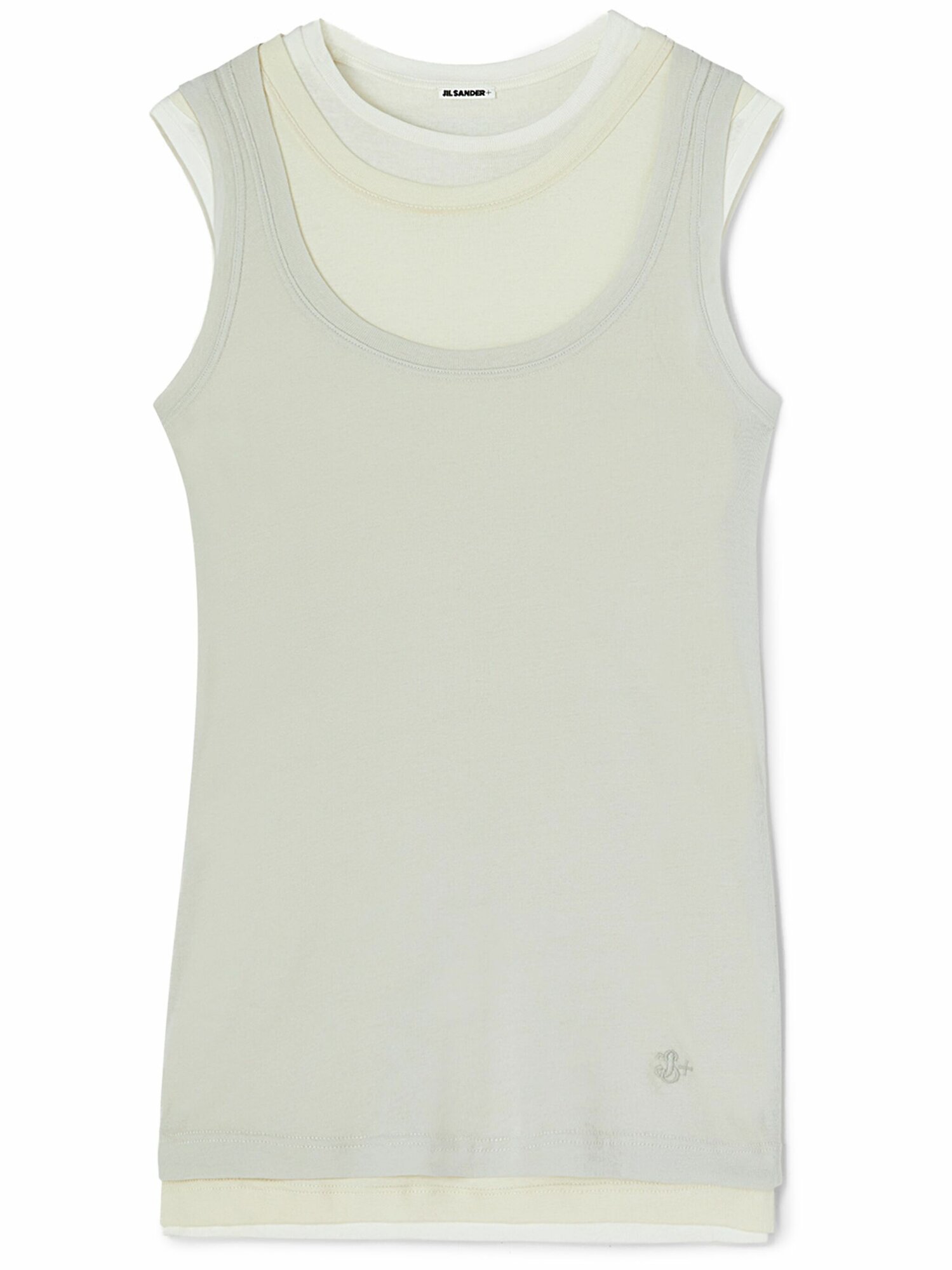 Топ Многослойный топ без рукавов