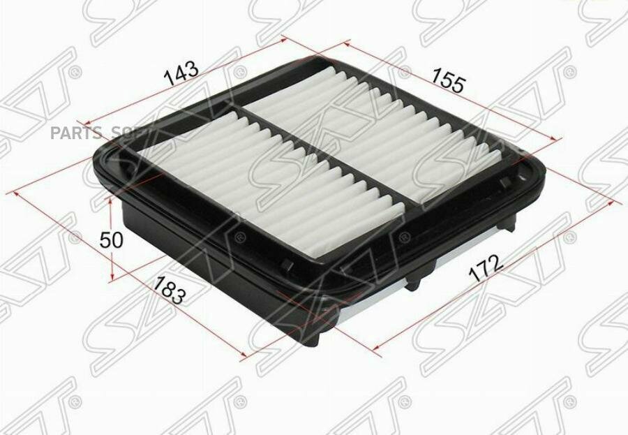 Фильтр воздушный Daihatsu Sirion 98-04 / YRV 00-05 SAT ST-17801-97201 | цена за 1 шт