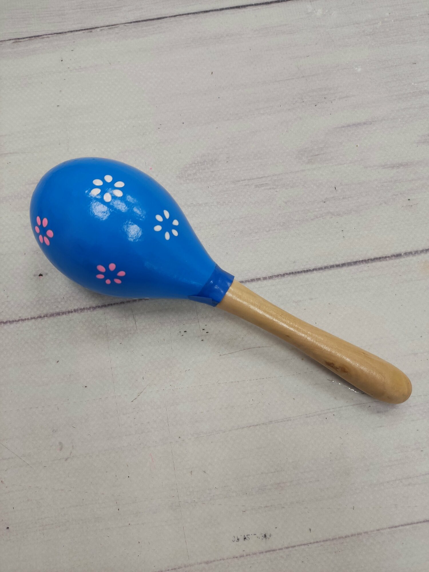 Деревянный музыкальный инструмент Маракас 12х5,5 см И-2525