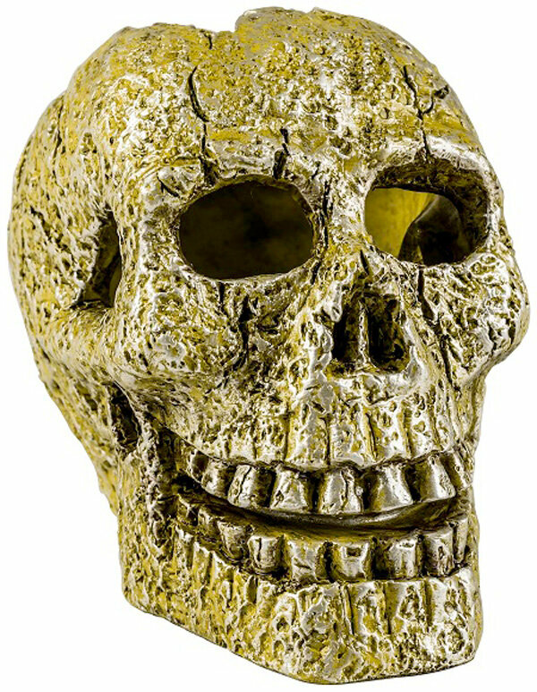 Декорация для аквариума Glofish Череп с GLO эффектом 10 х 6,5 х 9 см (1 шт)