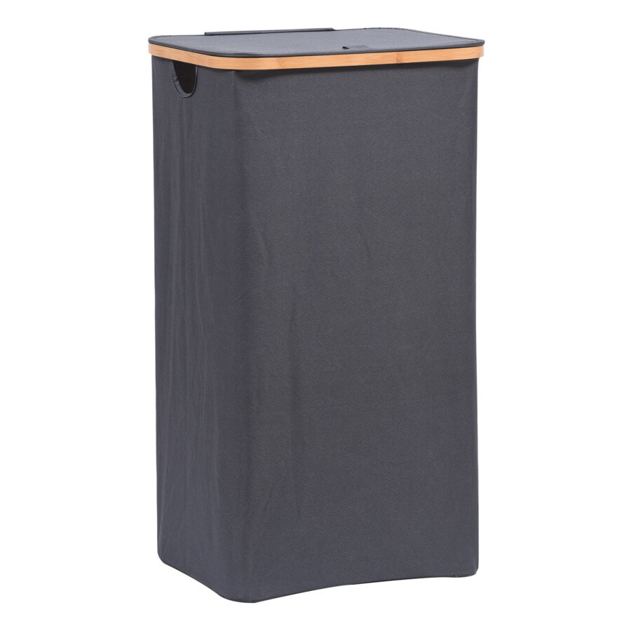 Корзина для белья Smart Solutions Neat Tall, серый, премиум качество, элитная