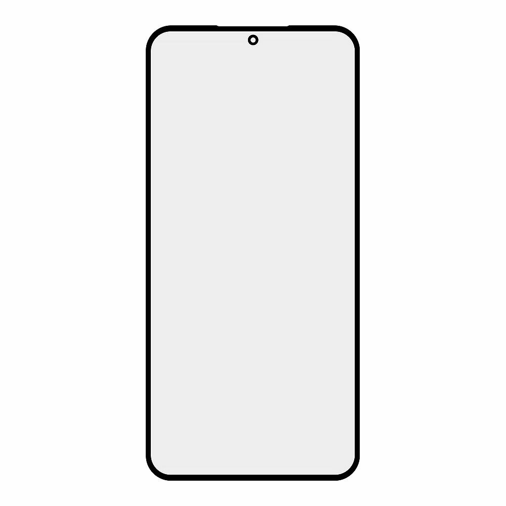 Стекло + OCA плёнка для переклейки Samsung Galaxy S22+ (черный)