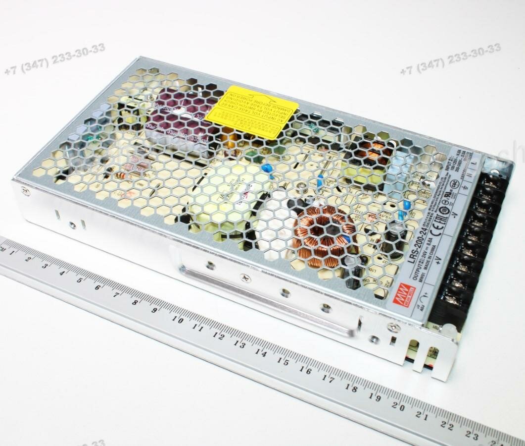 24V, 200W, 8.8A LRS-200-24, Модуль питания сетевой (блок питания с винтами), MW