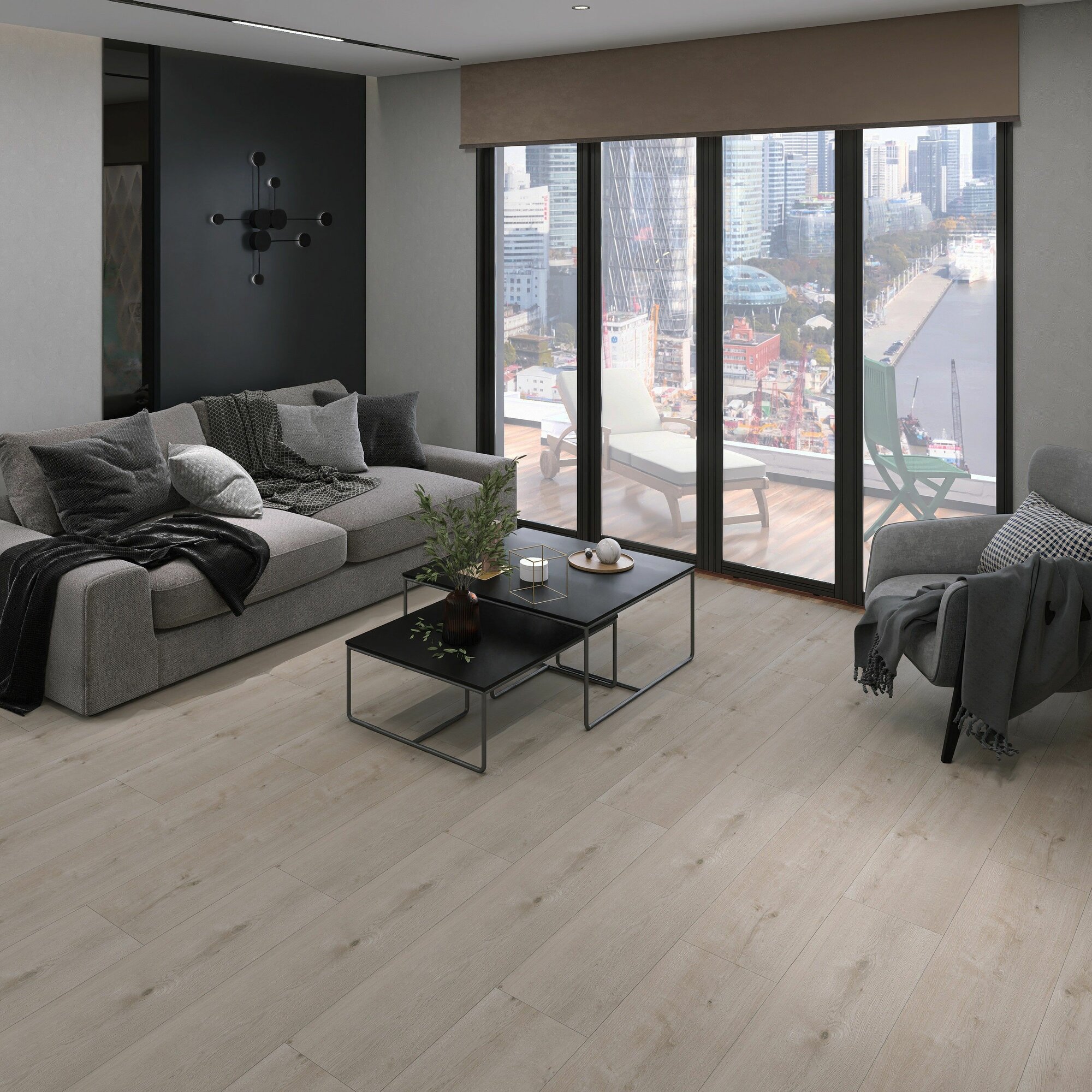 Ламинат Vitality Jumbo Aqua Protect Дуб лофт 32 класс 8 мм (2,462 кв. м.)