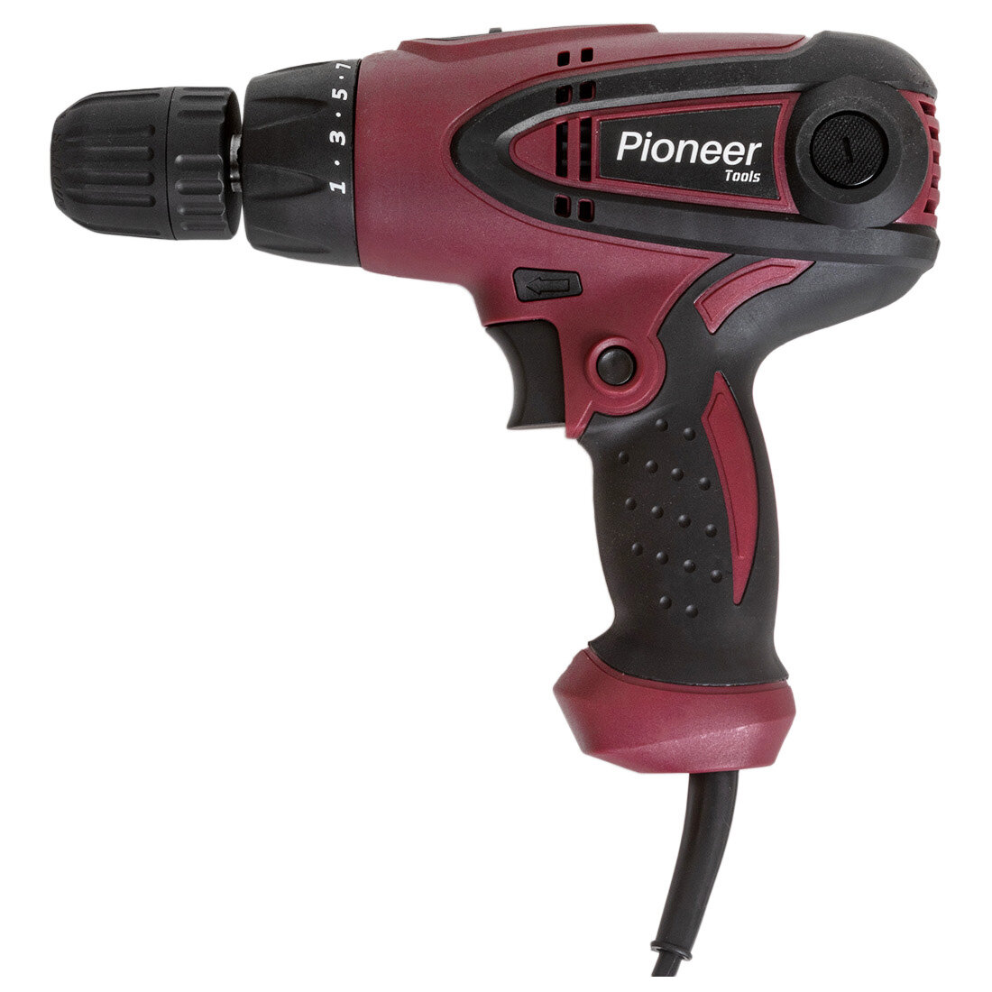 Дрель Pioneer ED-M500-01 500Вт,350 об/мин, регулировка оборотов, кейс