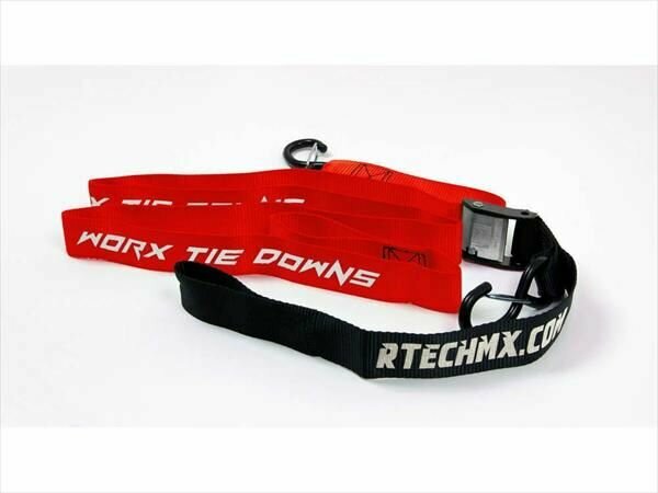 Ремни стяжки красные RTech R-CINGHIARS15 для мотоцикла