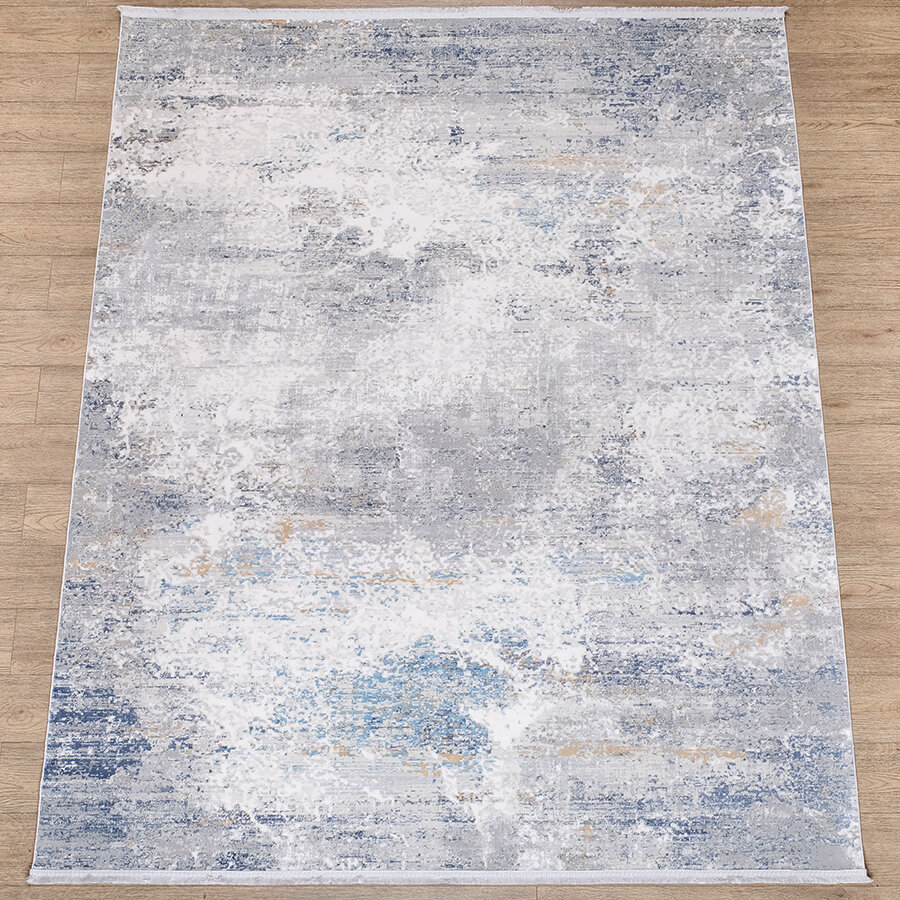 Ковер, Прямой, Белый, Серый, Синий, Бежевый, Современный, на пол, в гостиную, спальню, в ассортименте (80 см. на 150 см.)