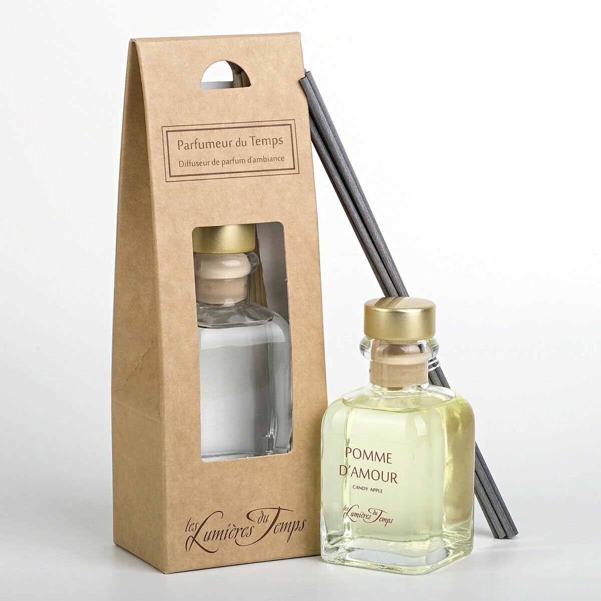 Диффузор с полимерными палочками 100 мл. Lumieres 'Яблоко любви (красное яблоко карамель), 100 ml'