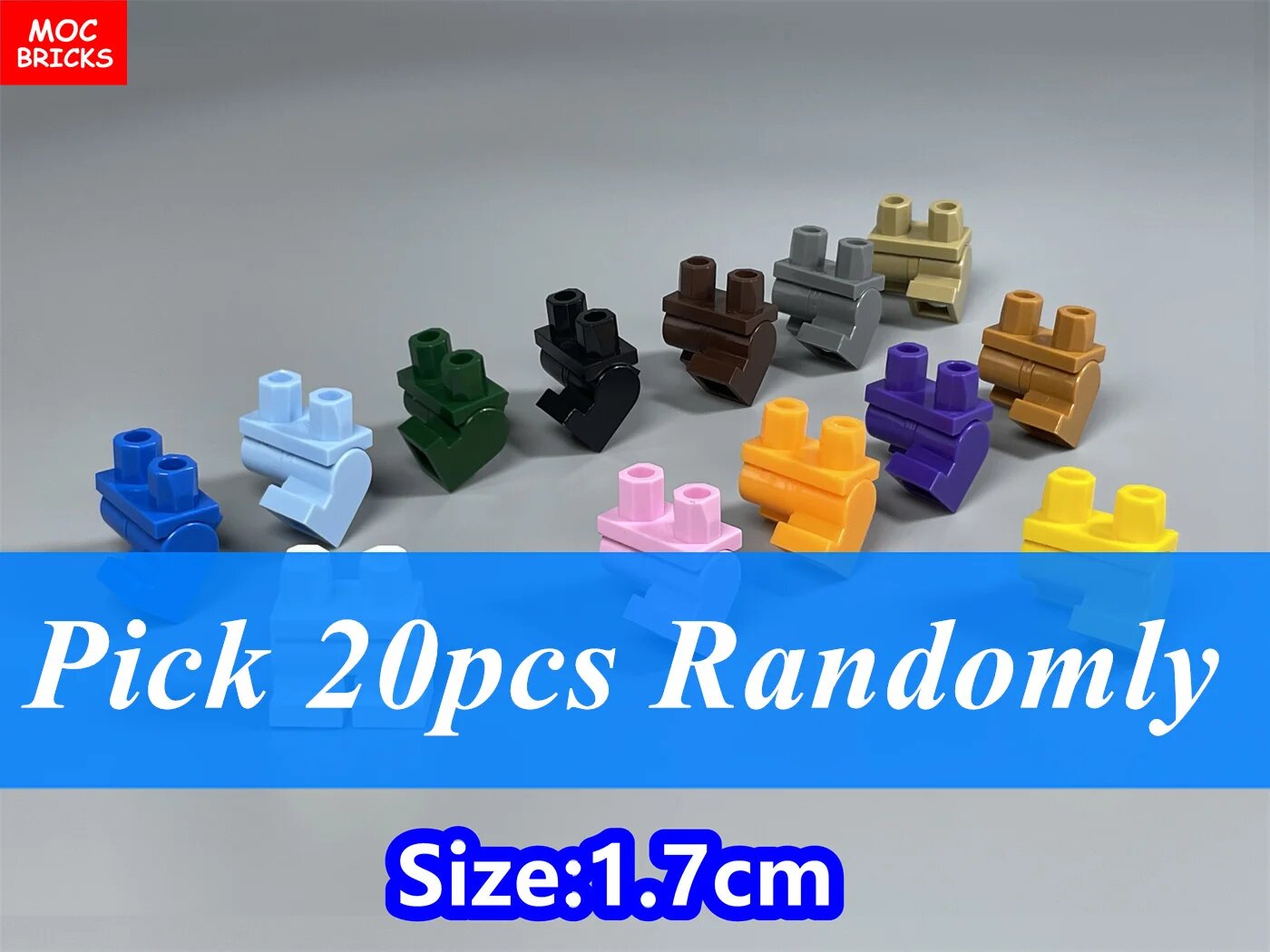 MOC BRICKS Пластиковые блоки для сборки брюк и платья 20 шт P-I-R-A-T