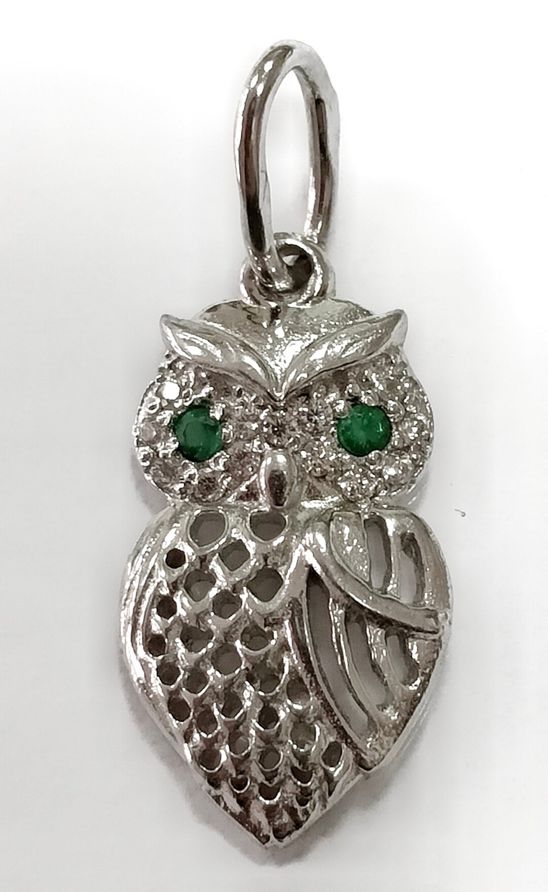 Подвеска, серебро, 925 проба, родирование, фианит