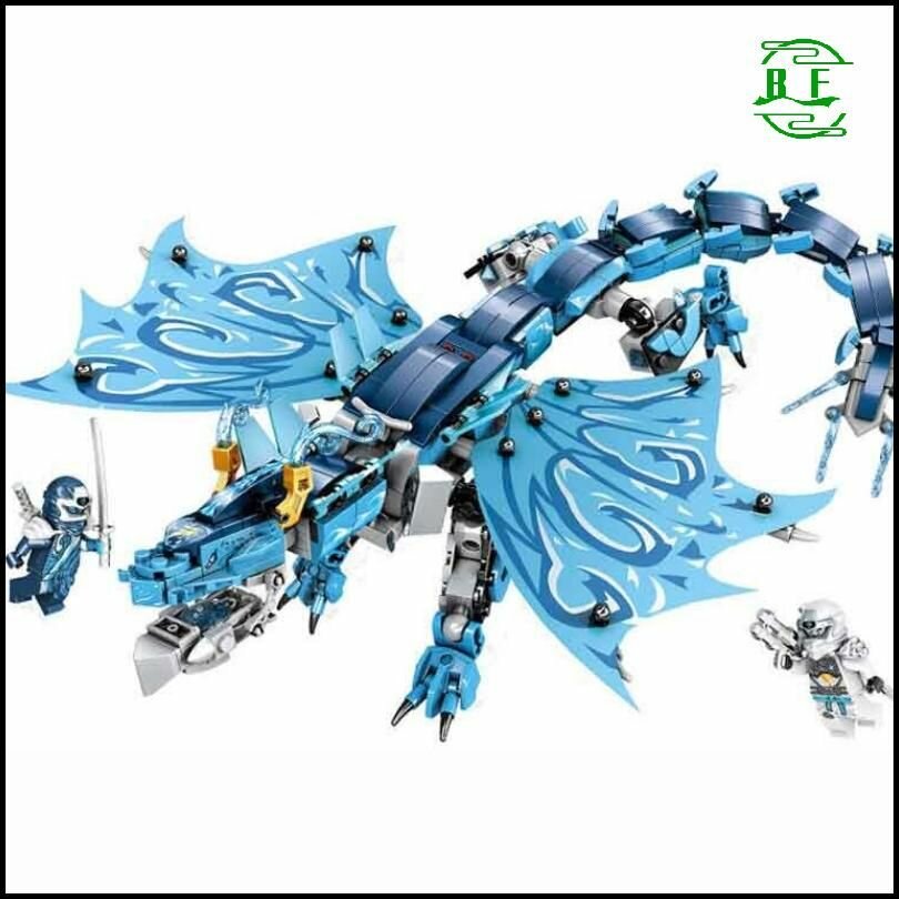 Конструктор Ninjago Ниндзяго Водный дракон 497 деталей 2 Минифигурки-BF