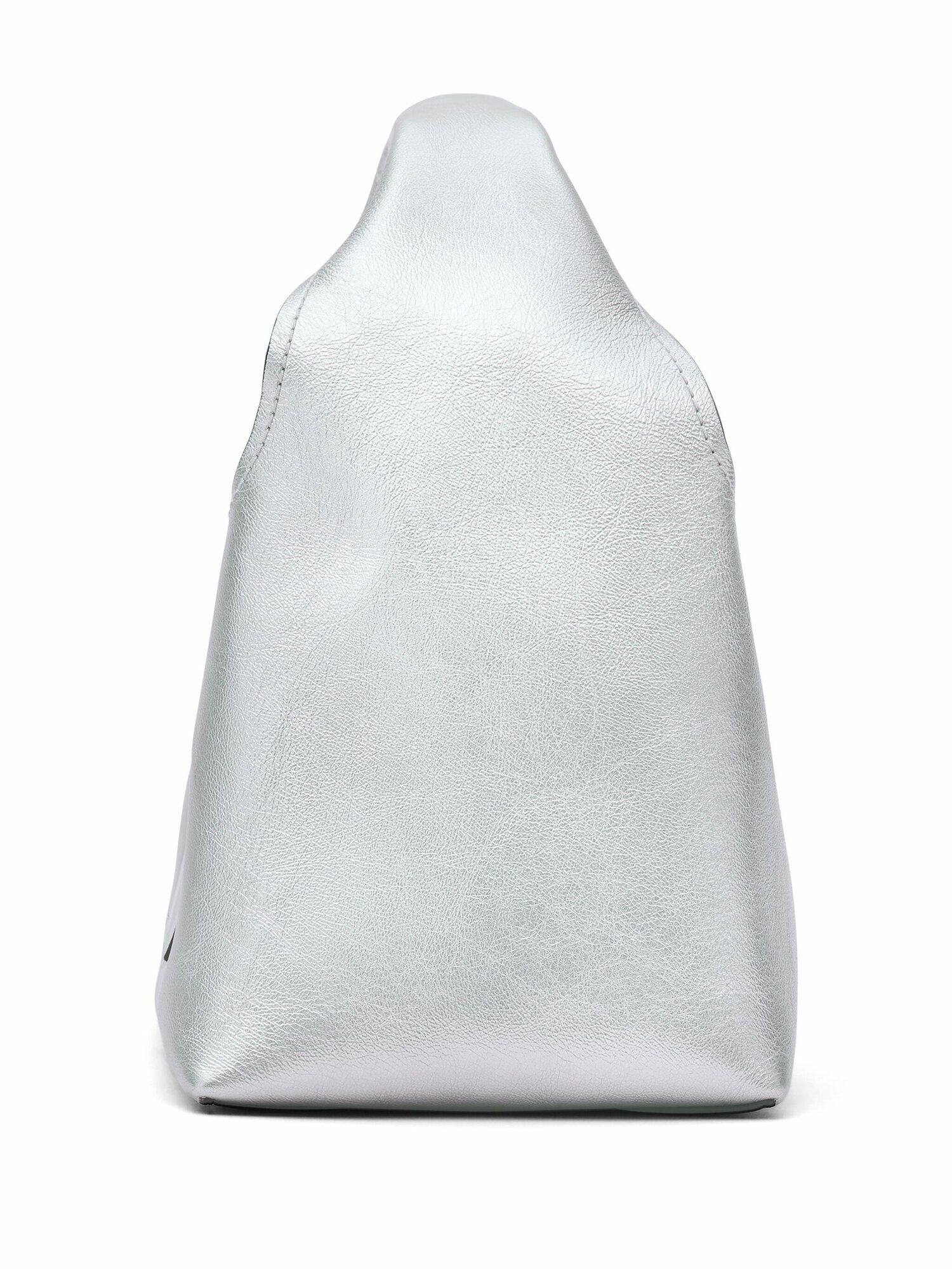 Сумка MARC JACOBS The Mini Metallic Sack, Silver — фото 1
