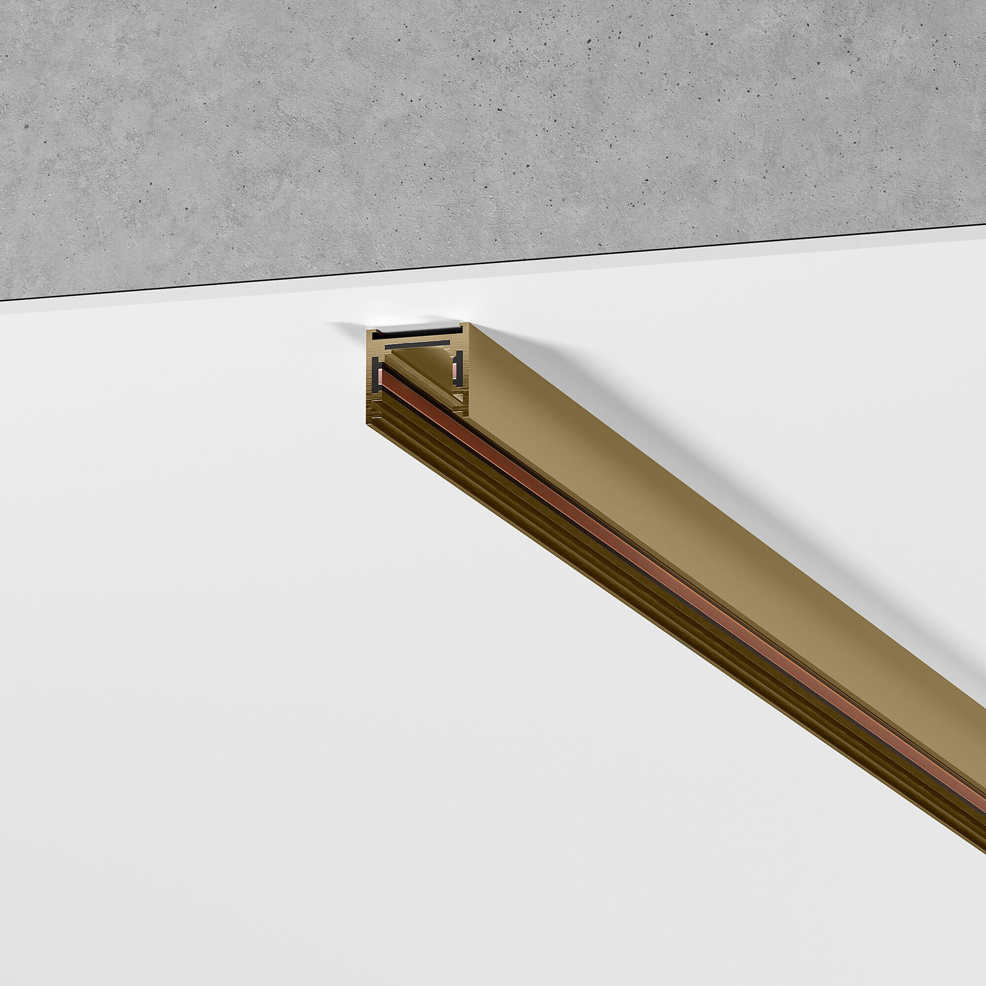Шинопровод накладной Elektrostandard Line Magnetic Brass Line 85223/00, 1,5 м, цвет латунь