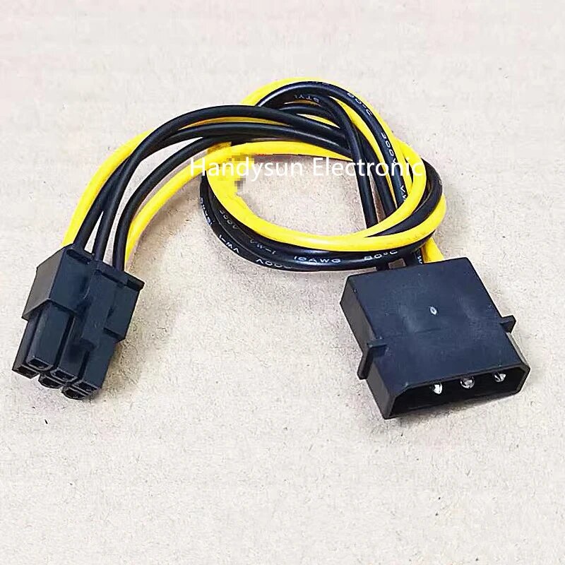 PCI-E переходник 4Pin на 6Pin 20см