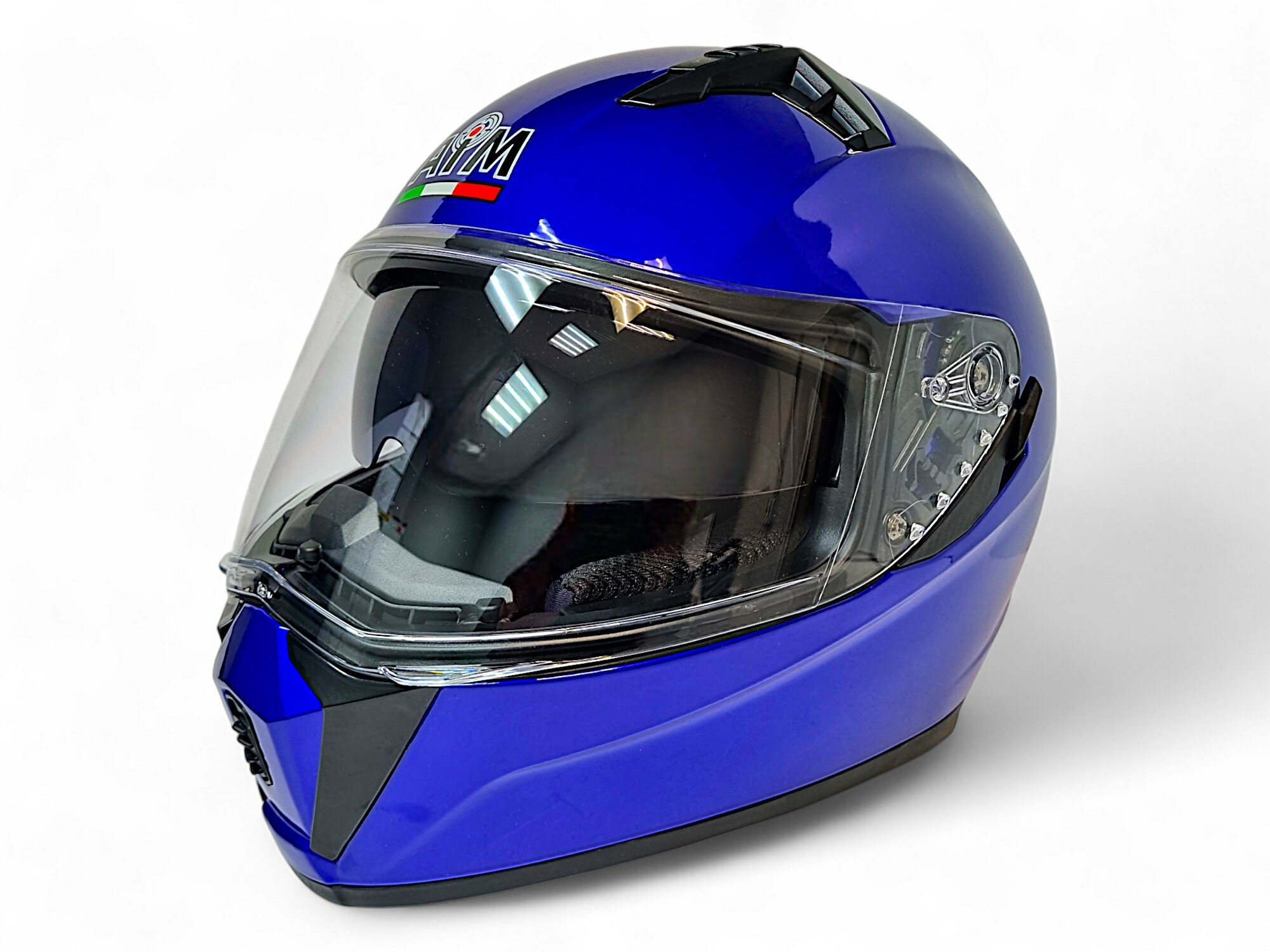 Мотошлем интеграл AiM JK320 Dark Blue, L