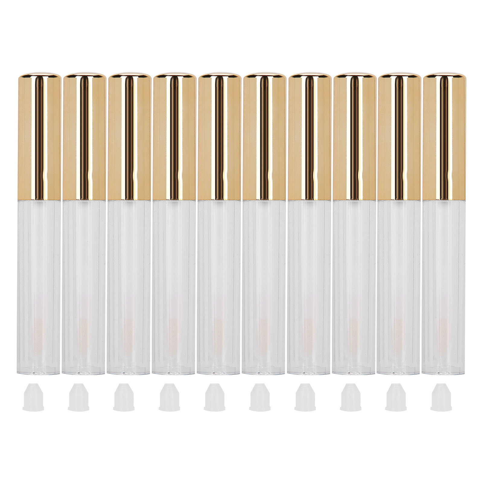 Прозрачный флакон для помады, пустой тюбик для блеска для губ, многоразовый контейнер для блеска для губ своими руками для путешествий, футляр для помады