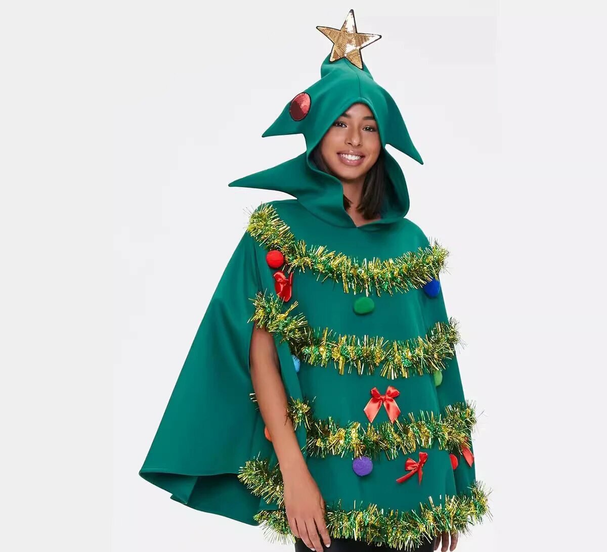 Женский новогодний костюм елка L