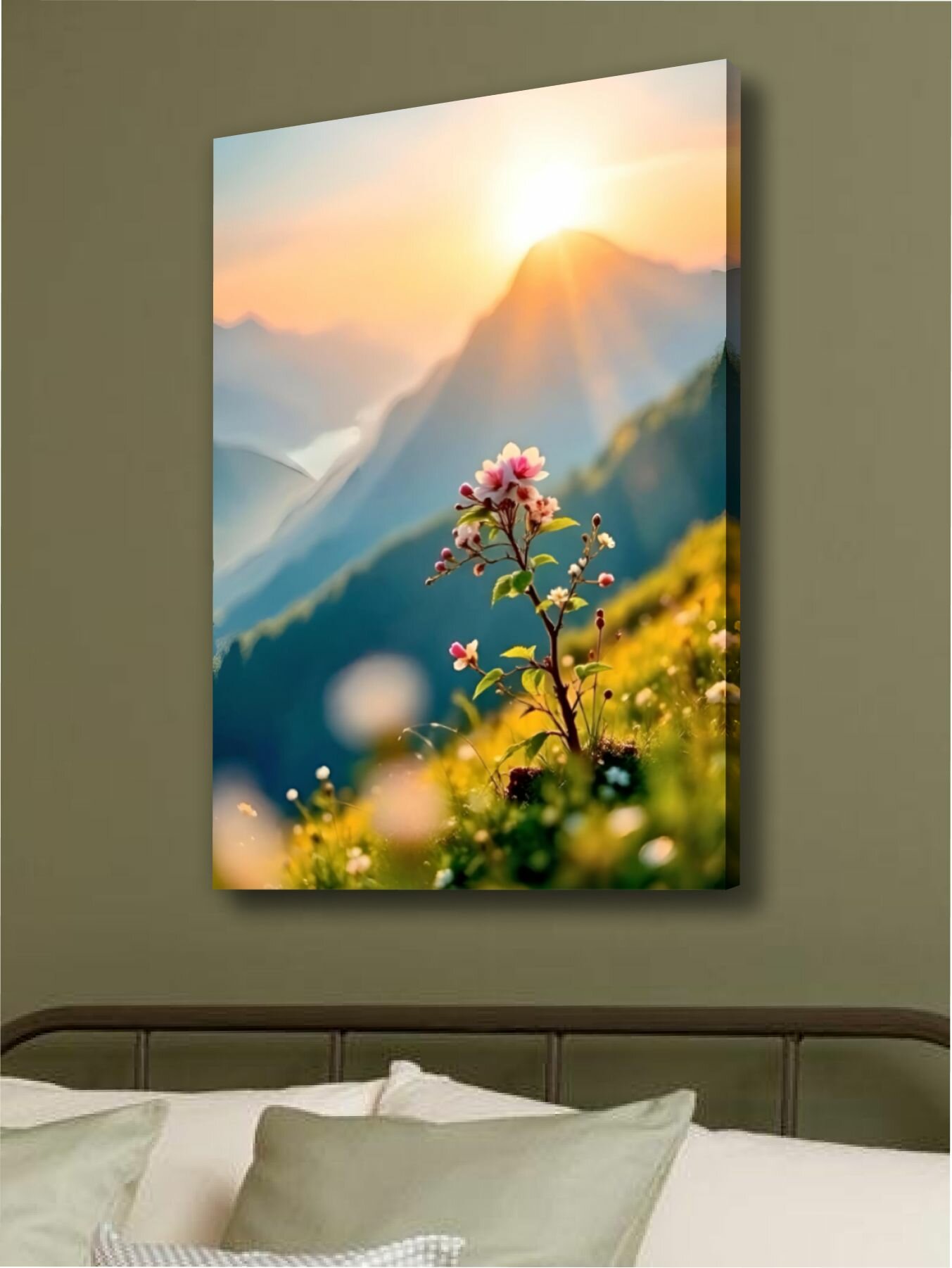 Картина Упрямый росток на стену 50x70см 1шт.