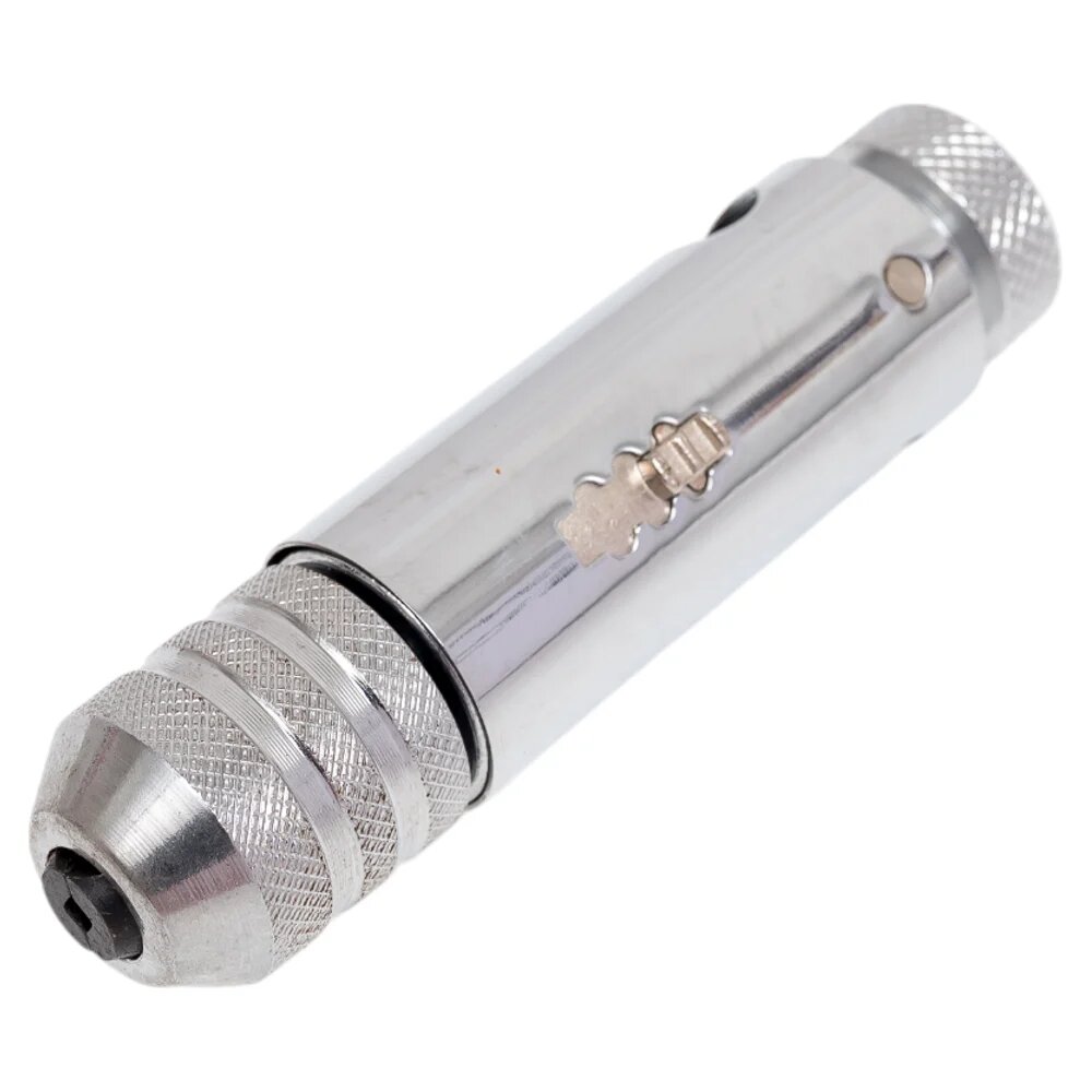 Вороток для метчиков CNIC М3-М8, цанговый, с трещоткой, 85x100 мм 50333