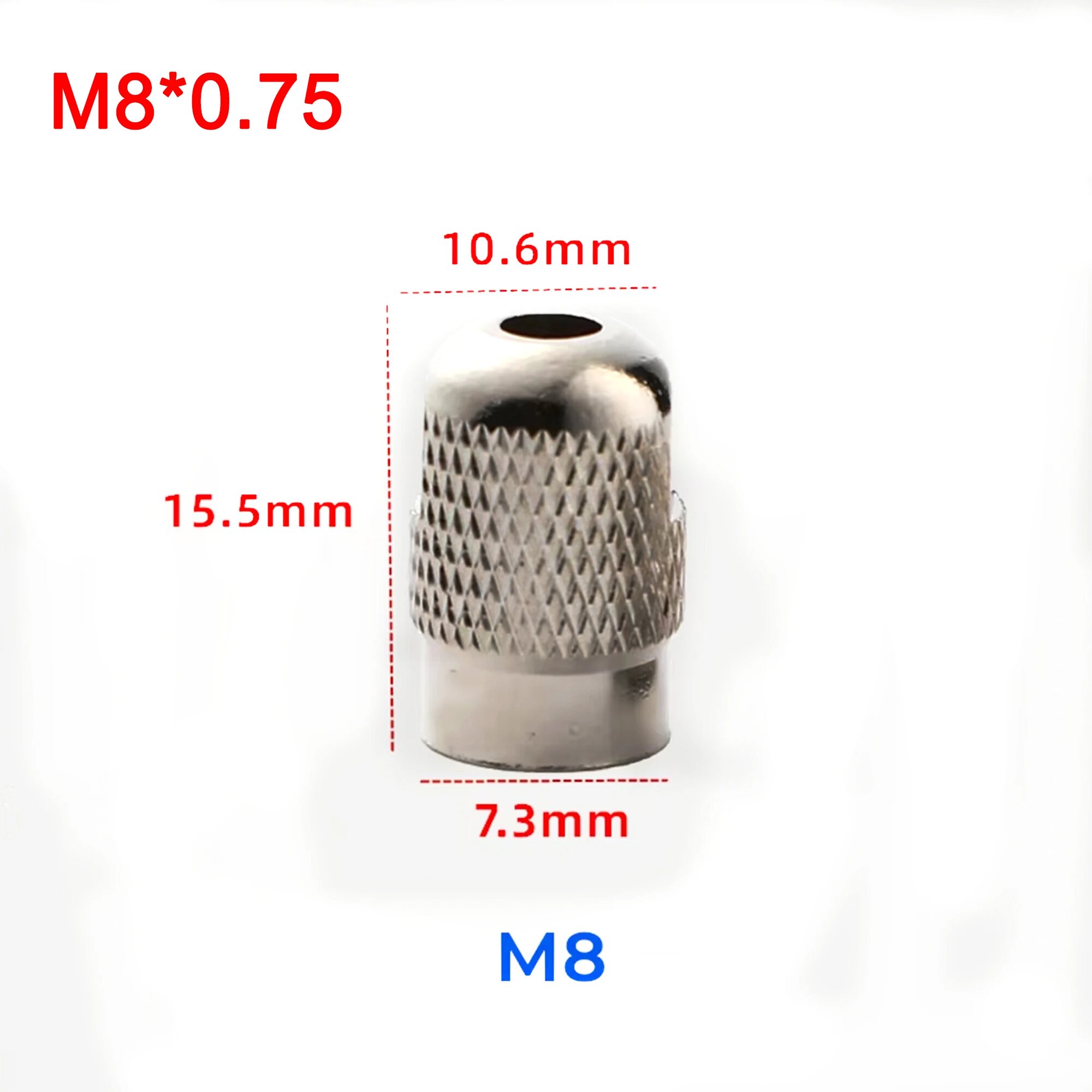 Латунный цанговый патрон Dremel 0,5-3,2 мм 1Pc M8X0.75