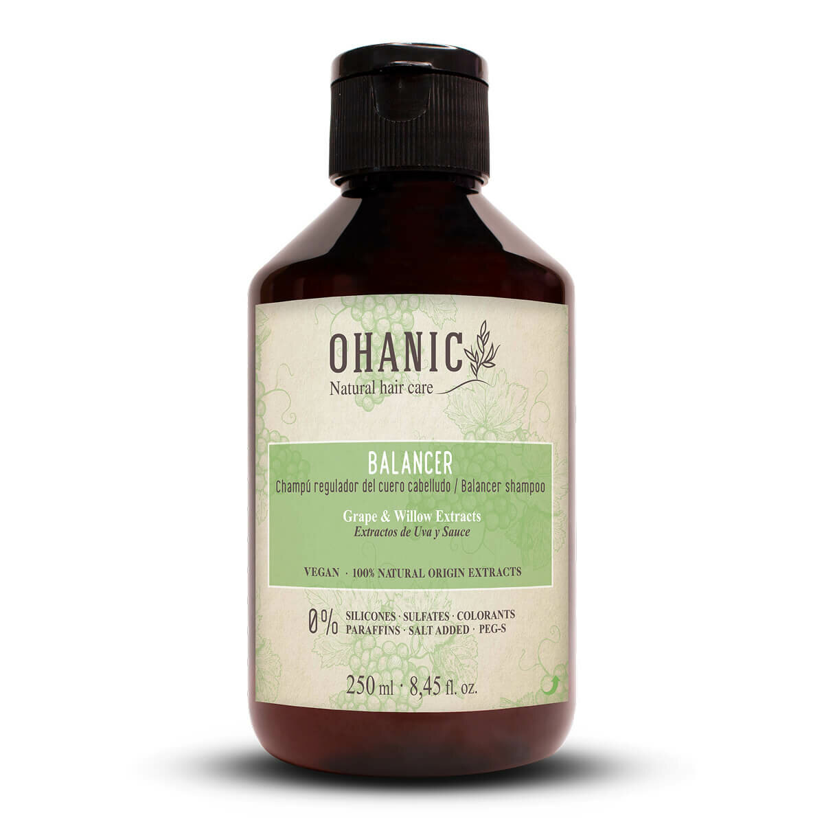Шампунь себорегулирующий для жирной кожи головы Ohanic Natural Hair Care Scalp Balancer Shampoo, 250 мл