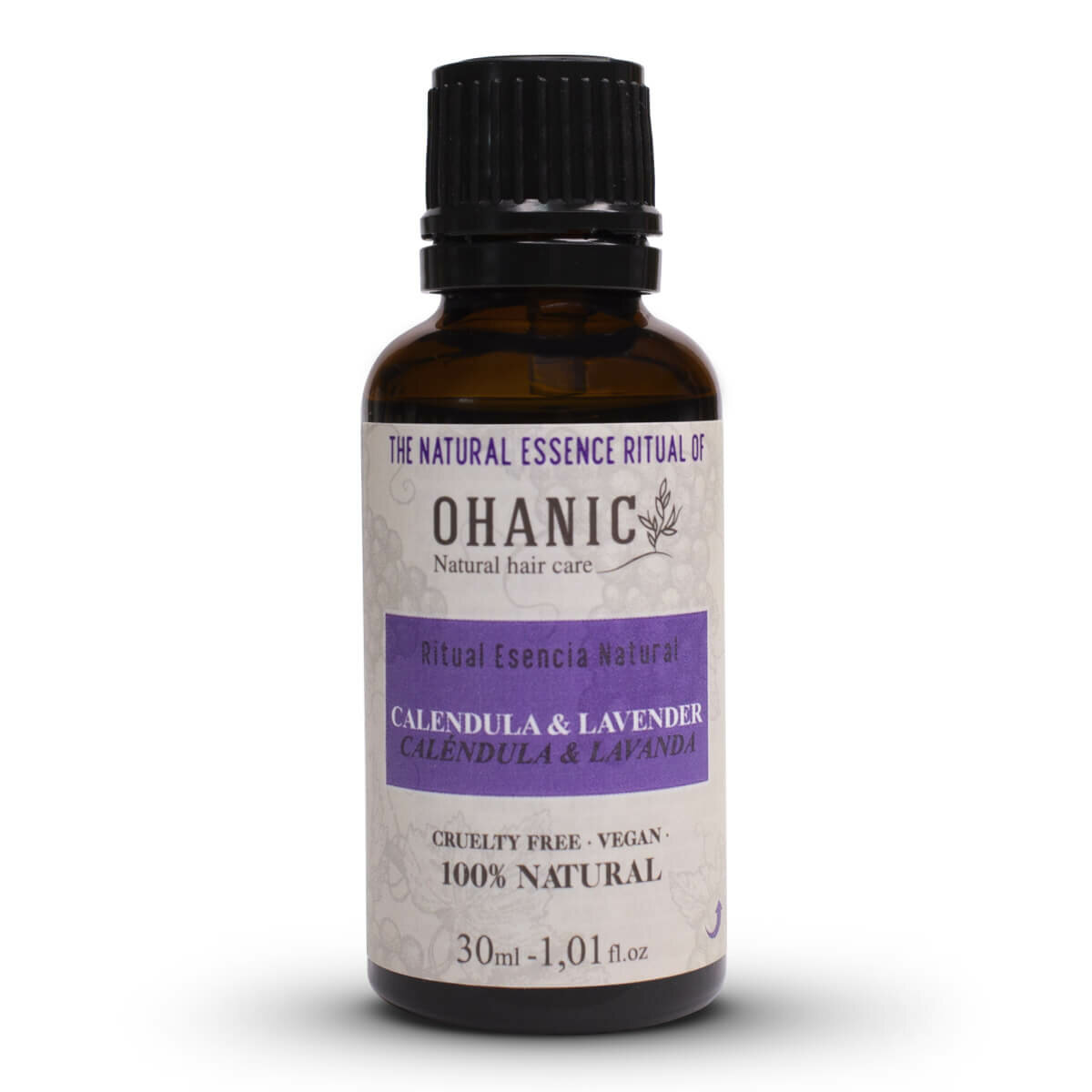 Масло для волос Календула и Лаванда Ohanic Natural Hair Care Natural Essence Ritual Calendula & Lavender, 30 мл