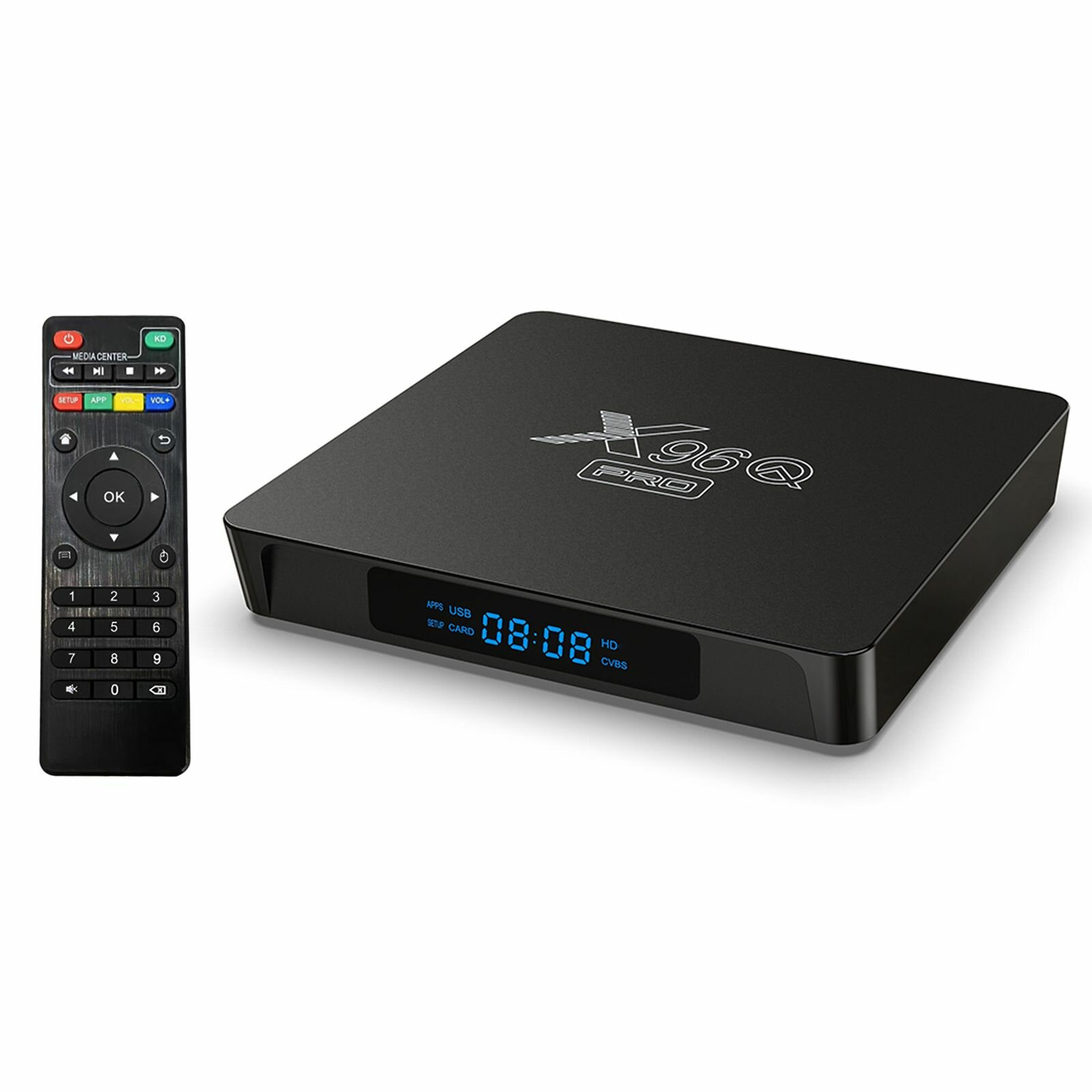 X96Q PRO Android 10.0 Smart TV Box UHD 4K Медиаплеер Allwinner H313 Четырехъядерный
