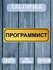 Табличка Программист, 9х29 см. матовое золото