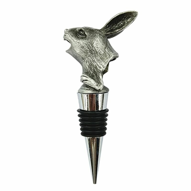 Пробка для бутылки с кроликом на Пасху